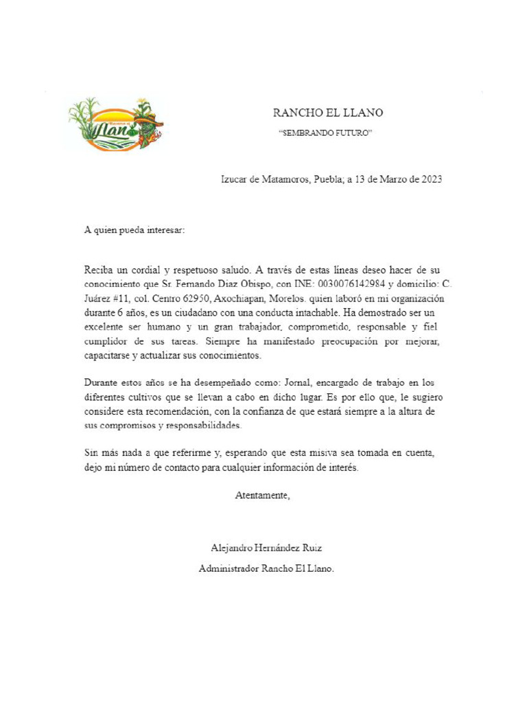 Carta 2 | PDF