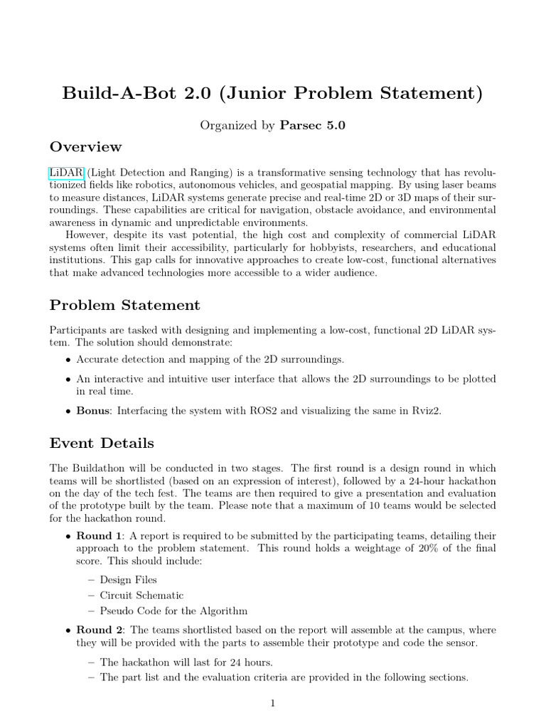 Build-A-Bot-2-Jr (2) | PDF | Lidar | Computer Engineering