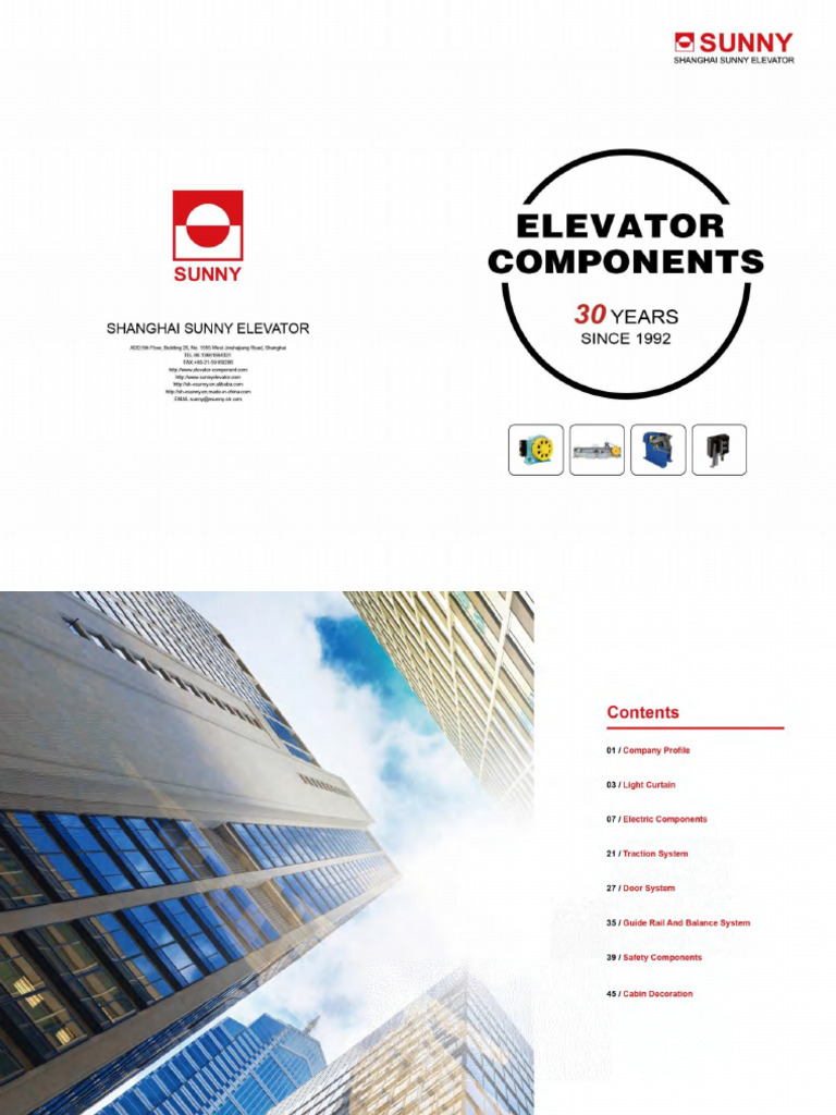 （已压缩）SUNNY ELEVATOR - PARTS 20221655954469000 | PDF