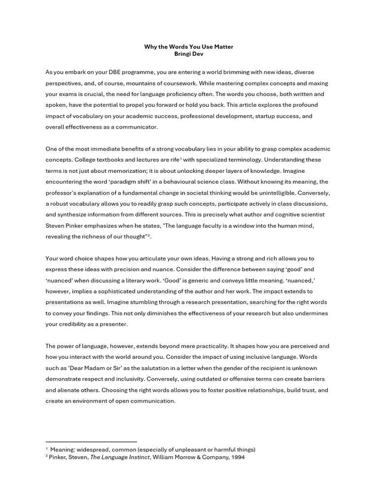 1.3. 1. Why The Words You Use Matter | PDF | Idea | Aristotle