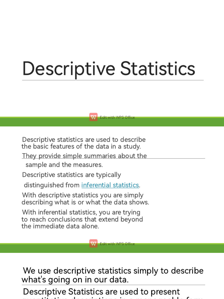 Understanding Descriptive Statistics | PDF | Standard Deviation | Mean