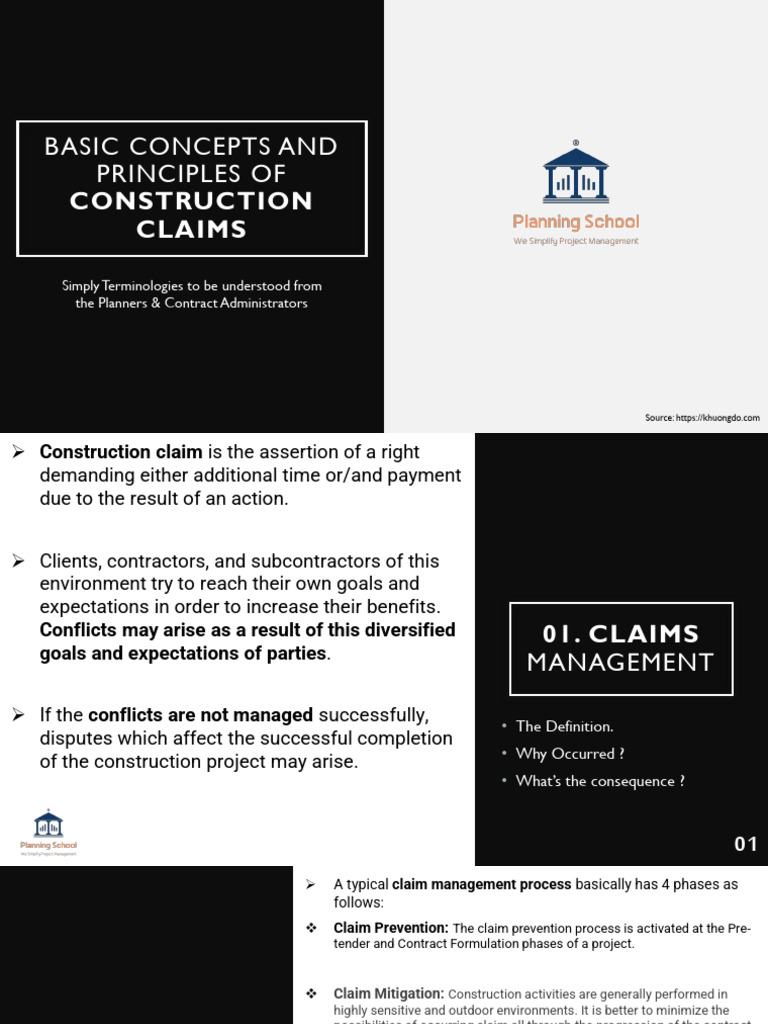 Construction Claims Management Overview | PDF | Business