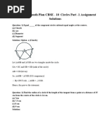 RD Sharma Solutions For Class 10 Maths Chapter 10 Circles | PDF ...