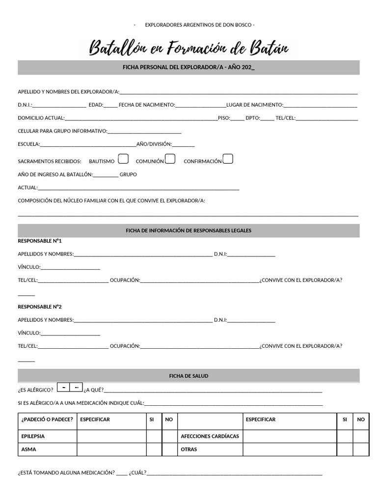 Modelo Planilla | PDF