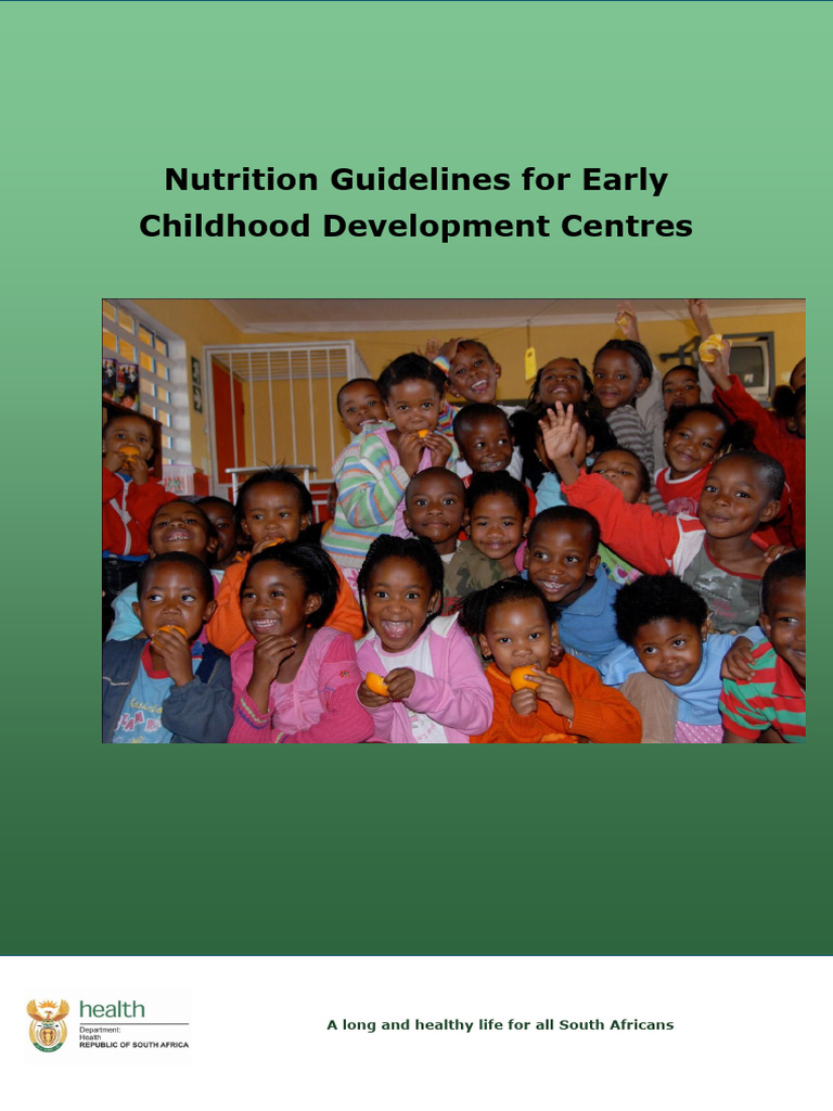Nutrition Guidelines For ECD Centres - Draft 2 - 30 September 2016 ...
