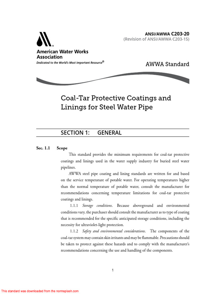 AWWA-C203-20-en - X 1 | PDF