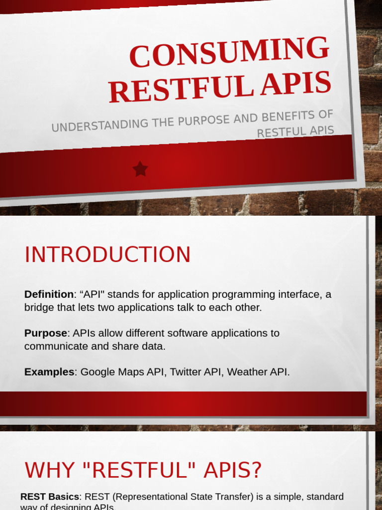 Consuming RESTful APIs | PDF | Mobile App | Computer Engineering