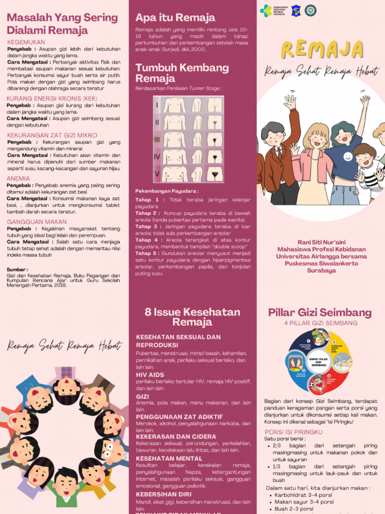 Leaflet Mini Cex Remaja | PDF