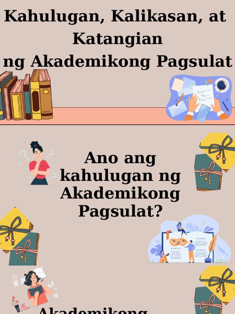 Akademikong Pagsulat | PDF