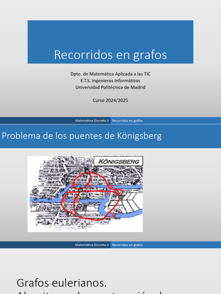 Algoritmos y Teoremas en Grafos | PDF | Combinatoria | Relaciones ...