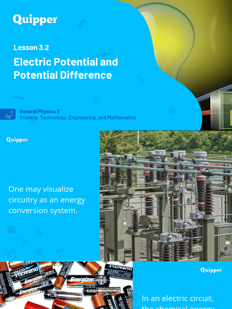 Electric Potential & Circuits Guide | PDF | Volt | Electricity