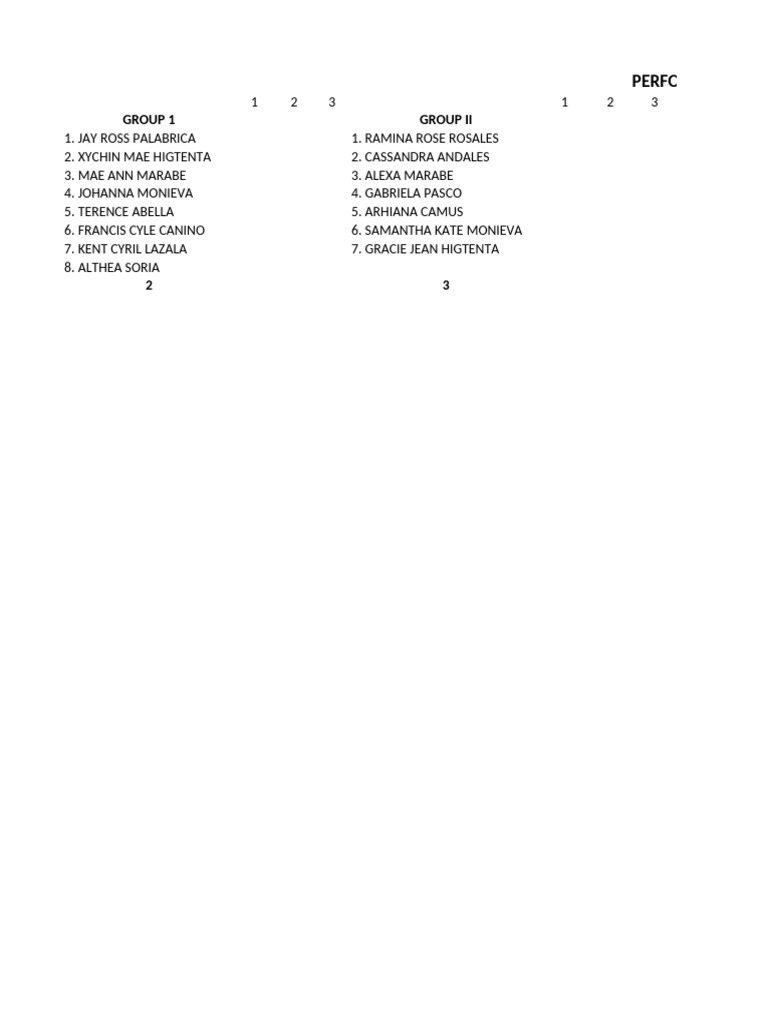 Group Performance Task Overview | PDF