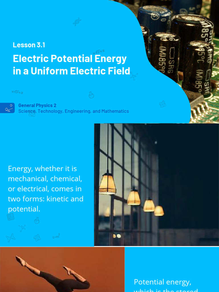 Electric Potential Energy in Uniform Field | PDF | Potential Energy ...