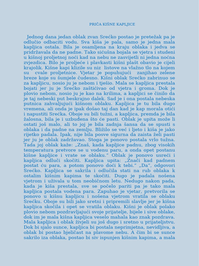 PRICA_KISNE_KAPLJICE | PDF