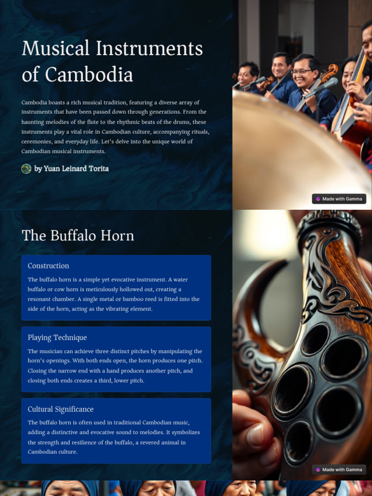 Musical Instruments of Cambodia | PDF | String Instruments | Violin