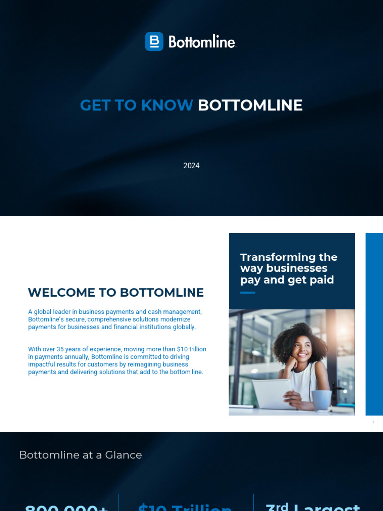 Get To Know Bottomline Summer 2024 | PDF | Payments | Business