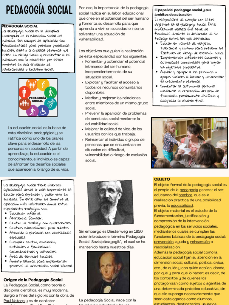 Pedagogía Social: Educación y Reinserción | PDF | Pedagogía | Educación ...