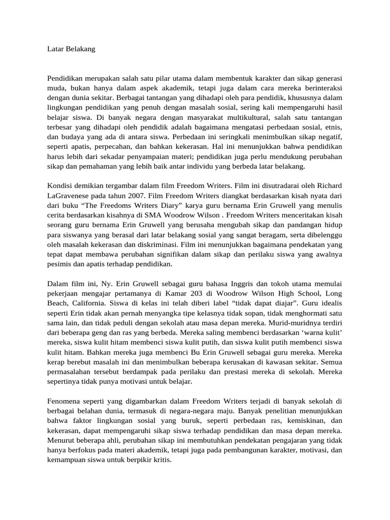 Latar Belakang | PDF