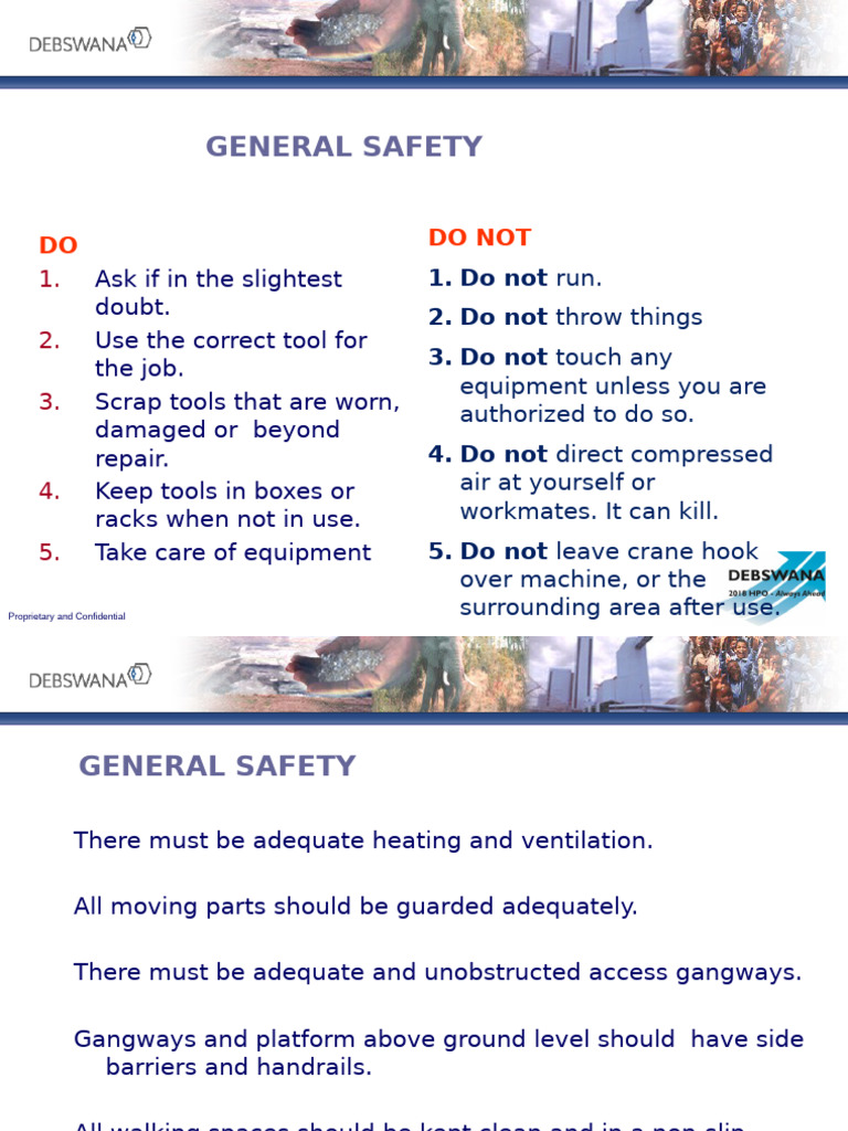 7. General Safety | PDF | Personal Protective Equipment | Safety