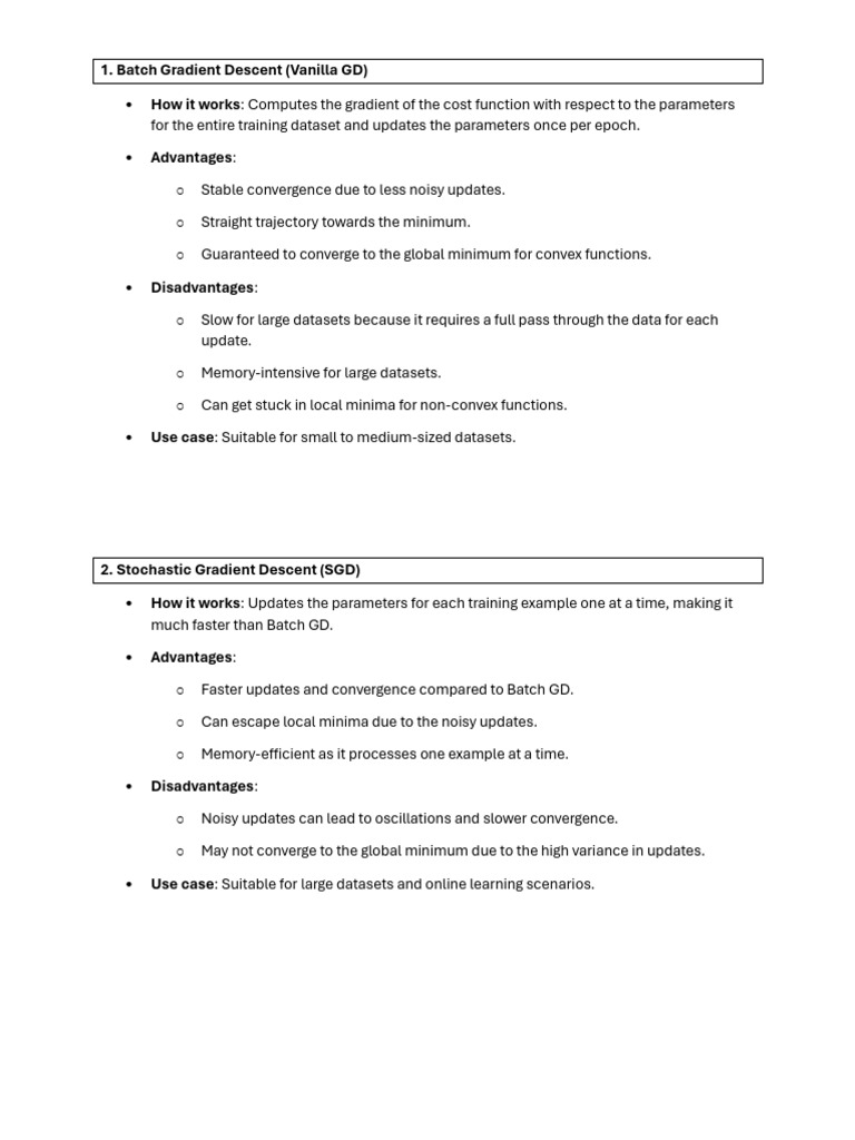 GD Compare | PDF | Algorithms | Machine Learning