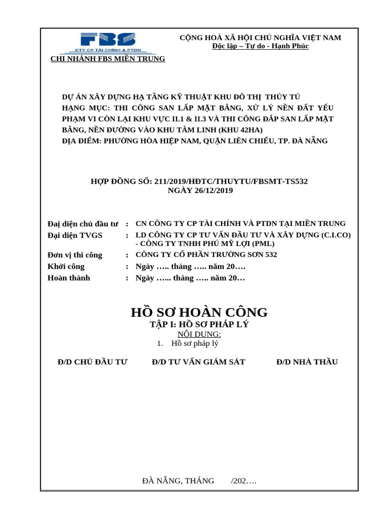 BIA HSHC Trong 211 | PDF