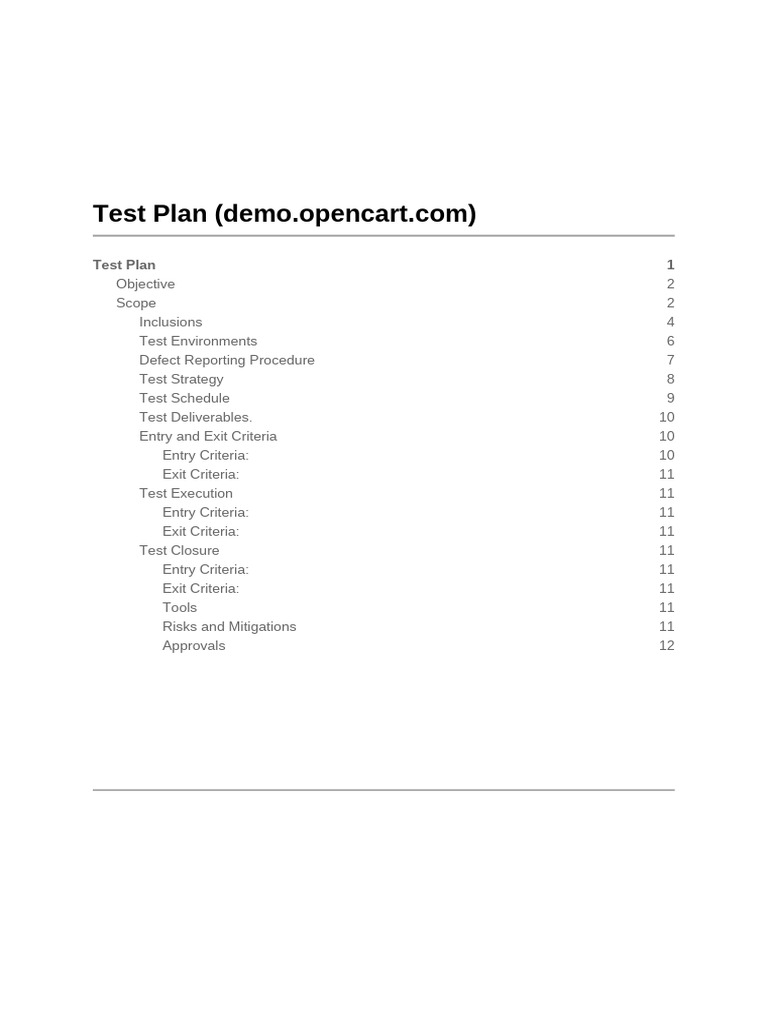 01 - Test Plan - Ecom - Project #1 | PDF | Software Testing | Operating ...