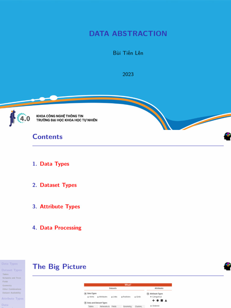 Slide02 Data Abstraction | PDF | Level Of Measurement | Data