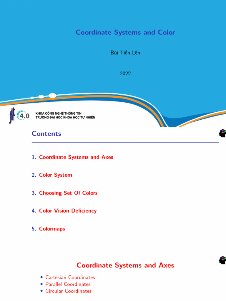 Slide04 Coordinate Color | PDF | Color | Cartesian Coordinate System