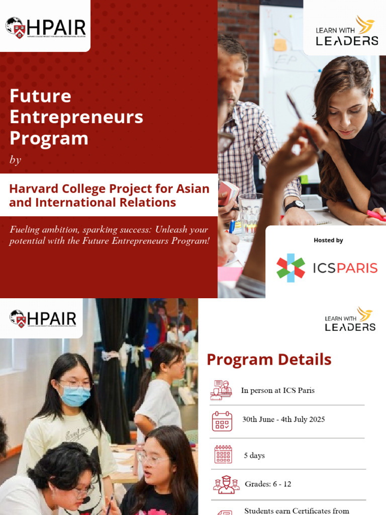 ICS Paris - 5 Days Brochure | PDF | Startup Company | Small Business ...