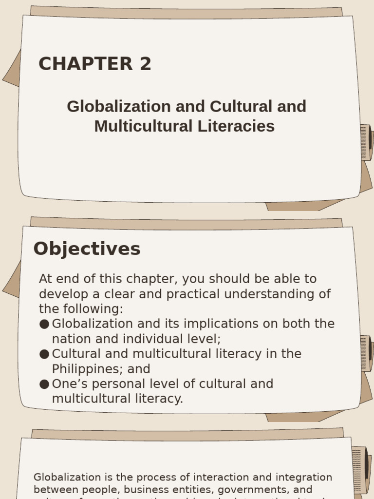 Chapter 3 Globalozation and Cultural and Multicultural Literacies | PDF ...