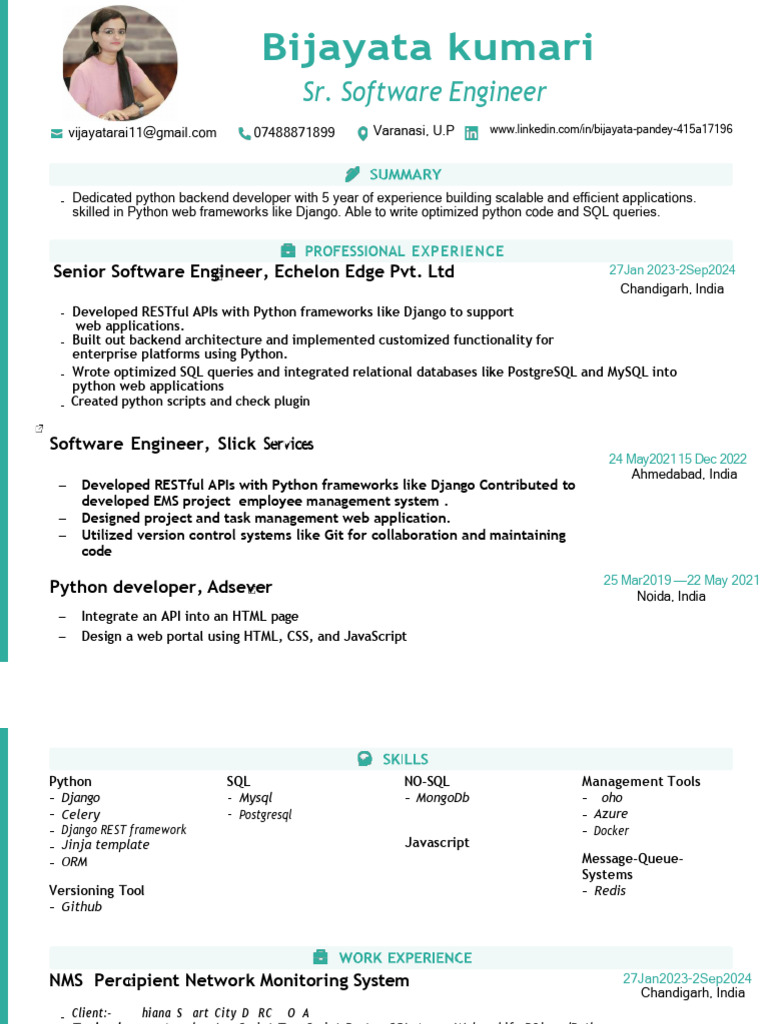 Bijayata_resume2 | PDF | Java Script | Web Application