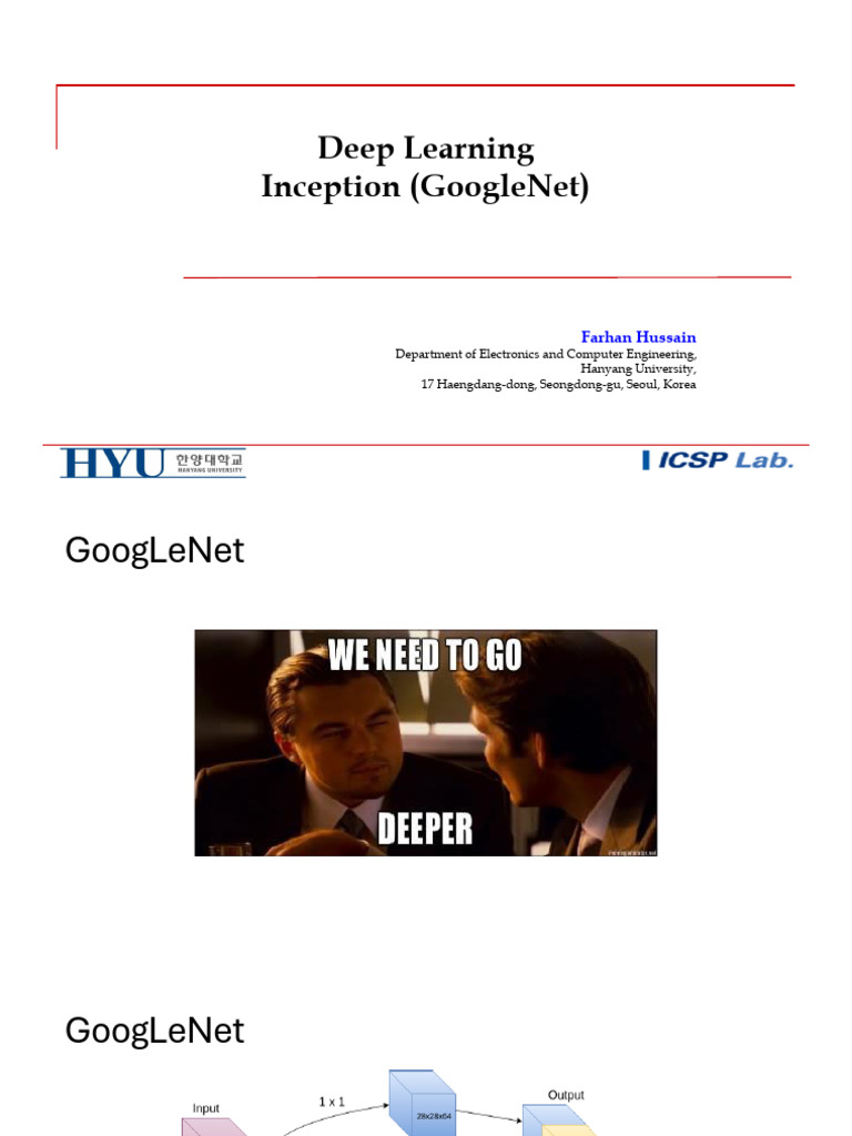 Deep Learning with GoogLeNet | PDF