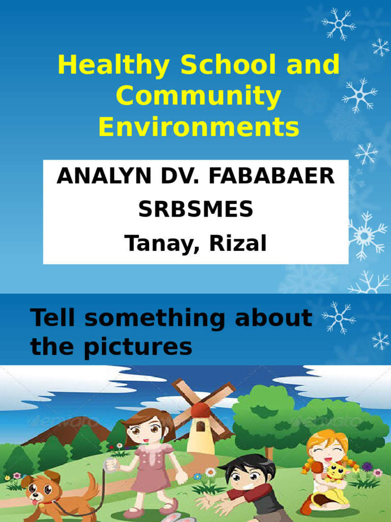 Characteristics of Healthy Schools & Communities | PDF | Water