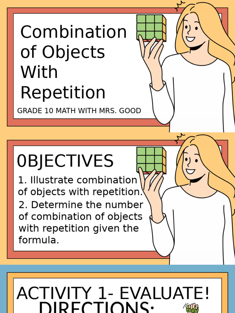 Combinations with Repetition Explained | PDF | Mathematics