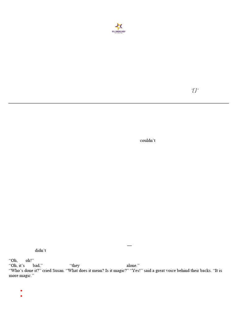 Grade 6 English Literature Exam Key | PDF | Aslan | The Chronicles Of ...