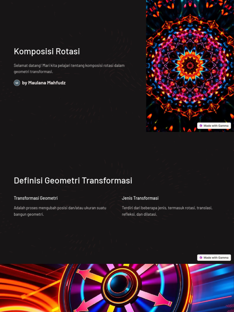 Komposisi Rotasi | PDF