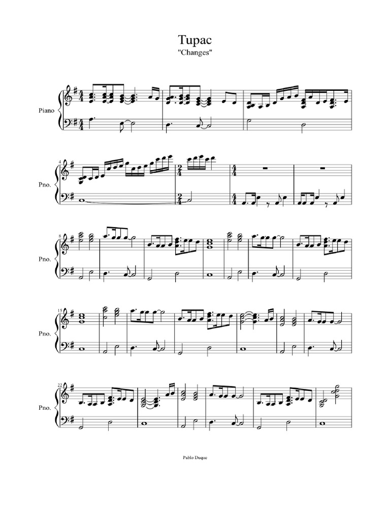 Changes - Tupac | PDF