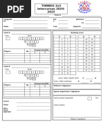 FIBA 3x3 Scoresheet | PDF | Sports | Sports Rules And Regulations