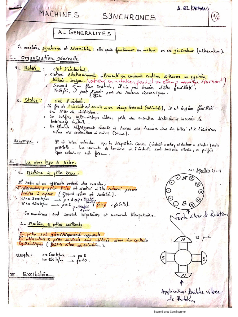 Cours 4_Machine Synchrone | PDF