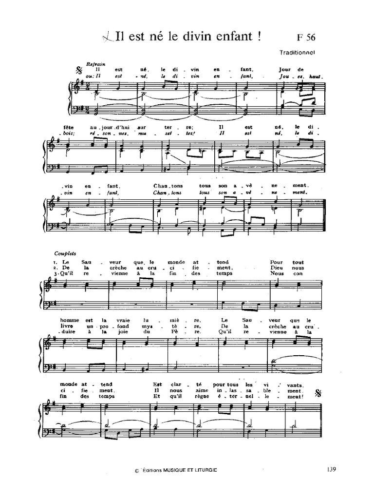 Il - Est - Né - Le Divin - Enfant | PDF