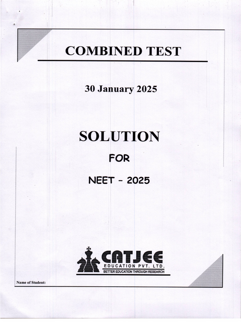 Target Neet Solution | PDF