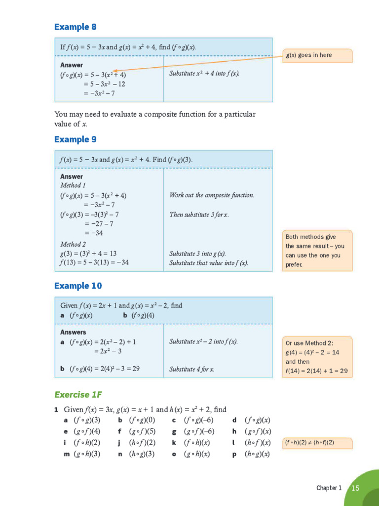 Composite and Inverse Functions Practice | PDF | Function (Mathematics) | Mathematical Logic