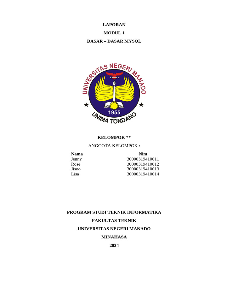 Dasar-dasar MySQL untuk Mahasiswa TI | PDF