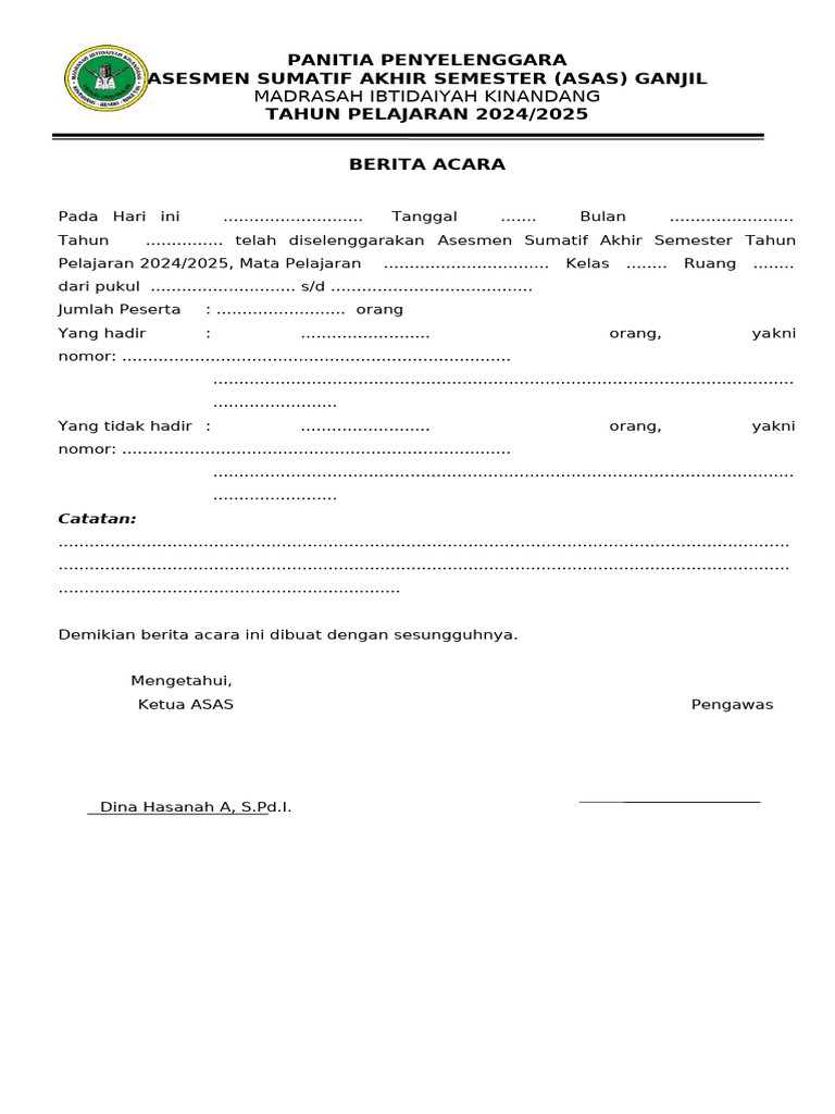 BA DAN DH PAT GASAL 2024 | PDF