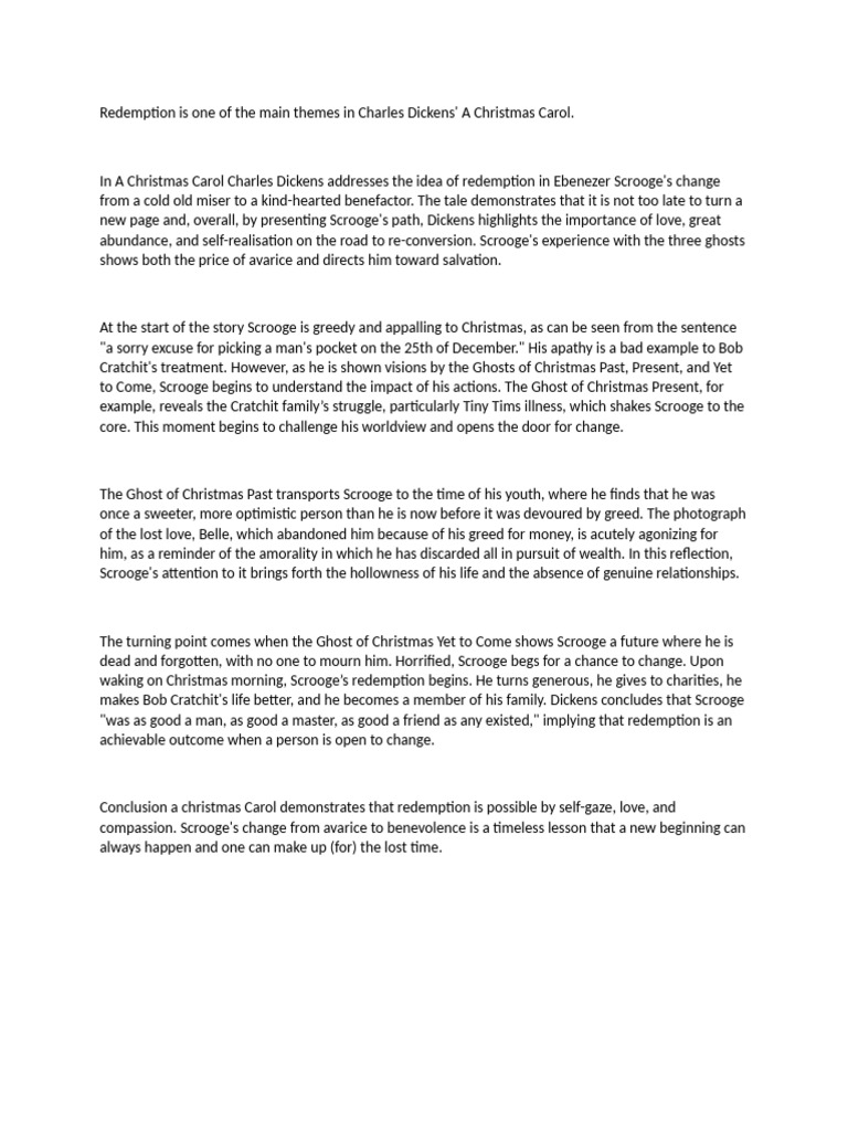 Document | PDF | Ebenezer Scrooge | A Christmas Carol