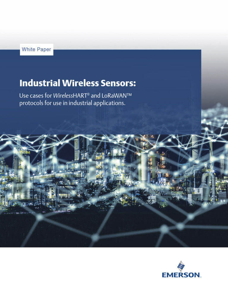 White Paper Industrial Wireless Sensors Use Cases For Wirelesshart Lorawan Protocols en 7240186 ...