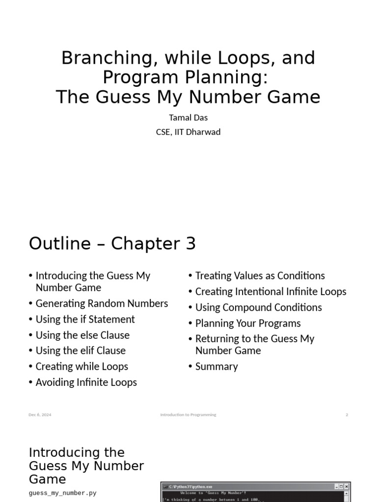 3-4 | PDF | Control Flow | Computer Programming