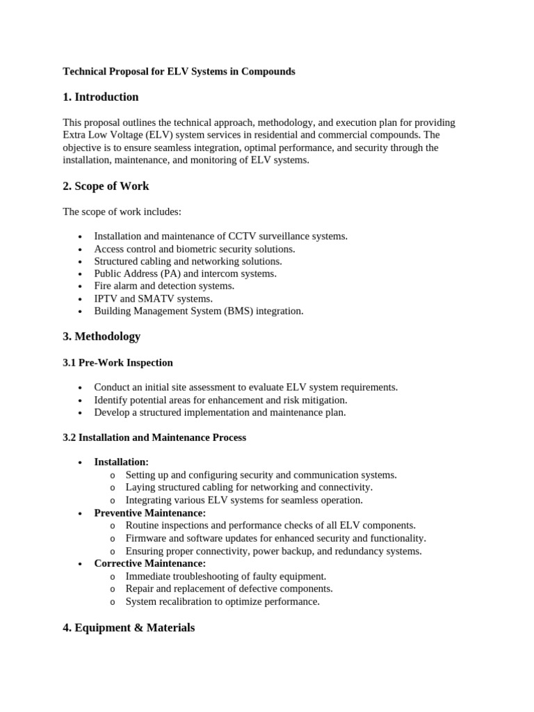 ELV System | PDF | Computer Network | Closed Circuit Television