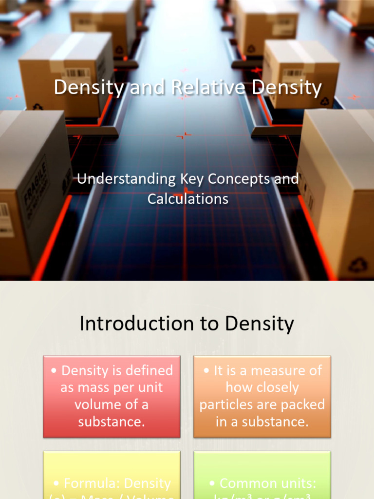 Density and Relative Density | PDF | Density | Applied And ...