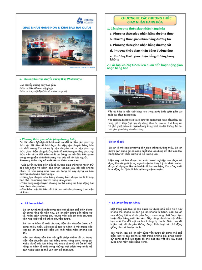 C3 - Cac Phuong Thuc GNHH | PDF